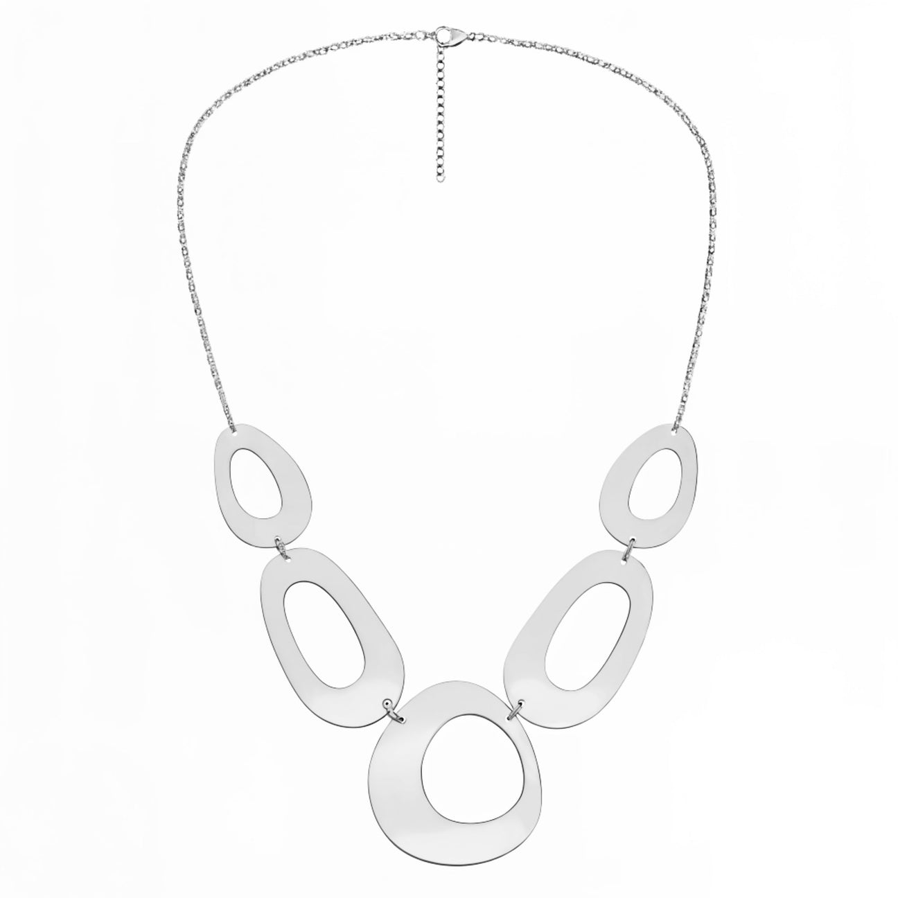 AUGUST NECKLACE SILVER – scandivv